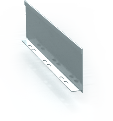 Transverse dividing bar, flat 55 x 151 x 10 | ALFA 3
