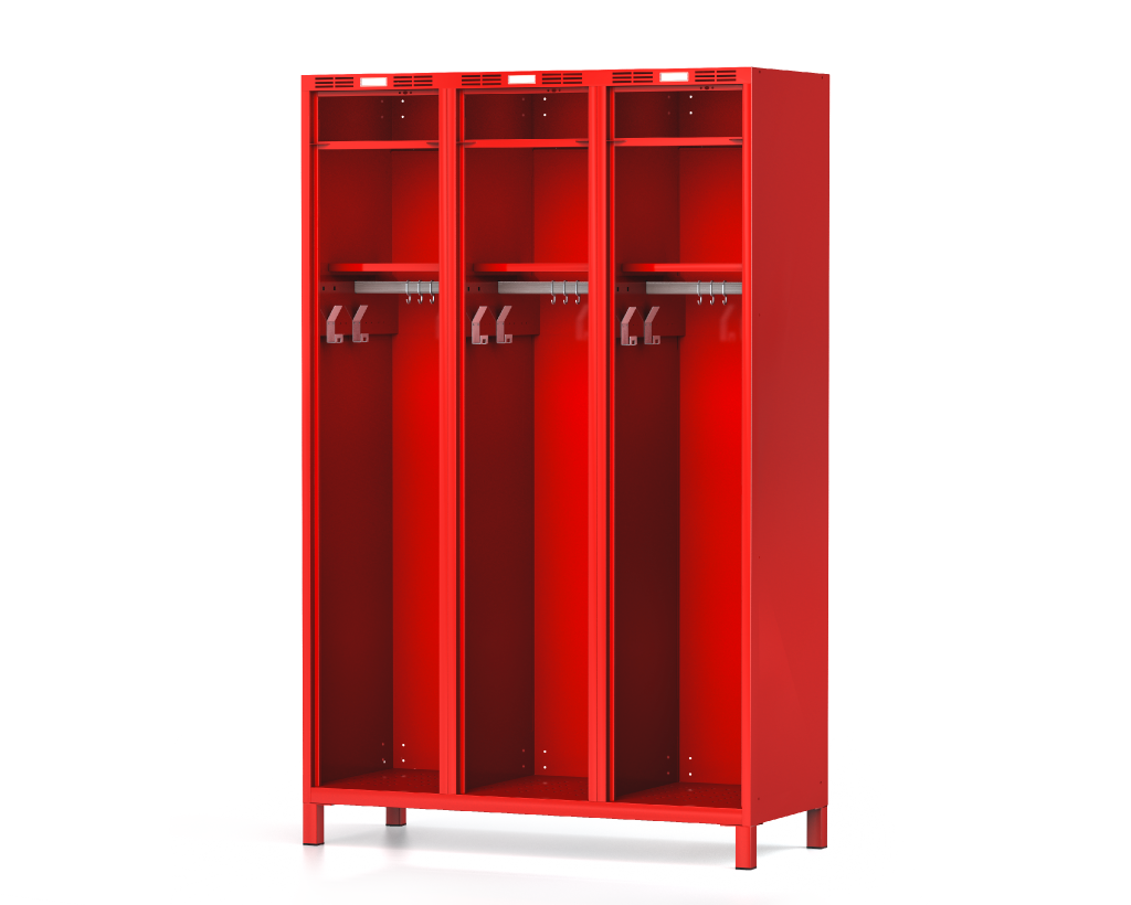 Practical wardrobe for firefighters | 1920 × 1200 × 500 | ALFA 3