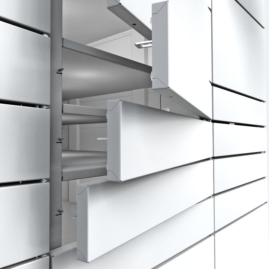 Indoor terminal cabinet unit of the parcel delivery station 4x door ...