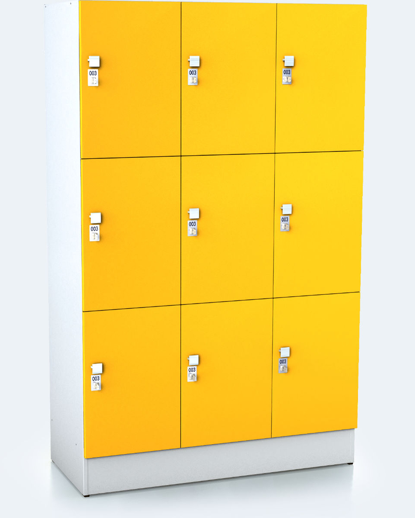 Premium lockers with nine lockable boxes ALFORT AD 1920 x 1200 x 520