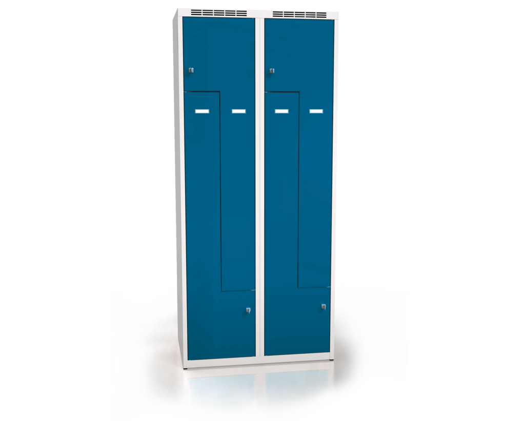 Cloakroom locker Z-shaped doors ALDOP 1800 x 800 x 500