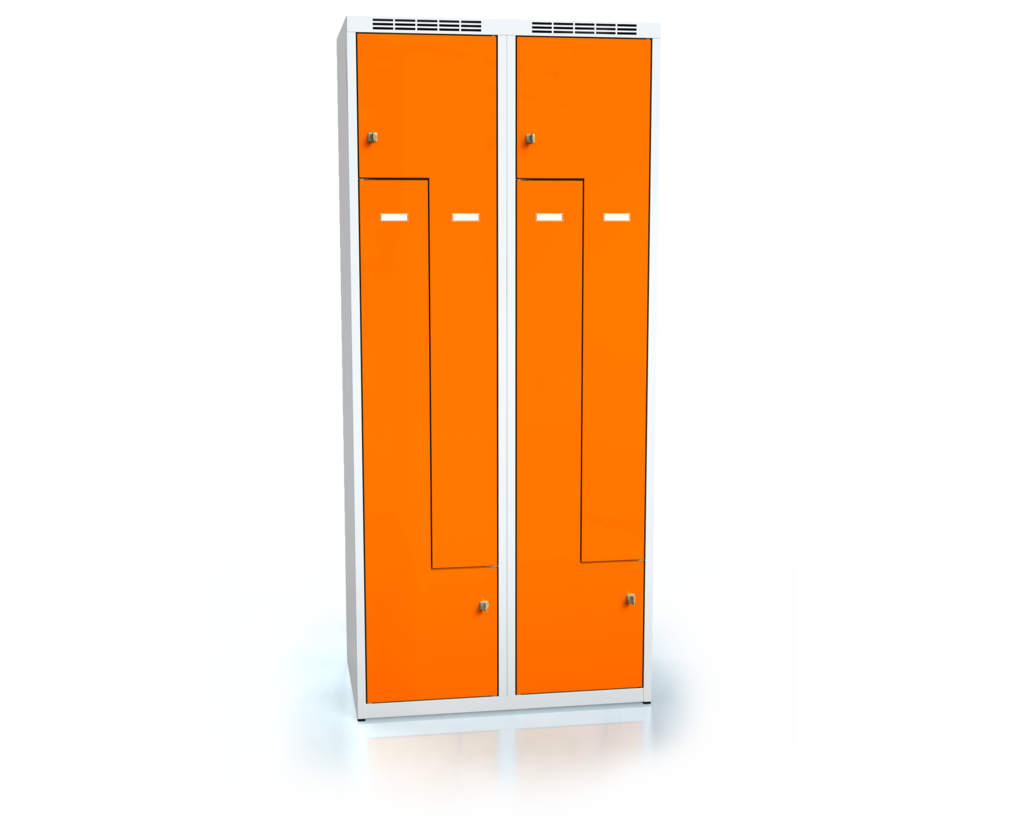 Cloakroom locker Z-shaped doors ALDOP 1800 x 800 x 500