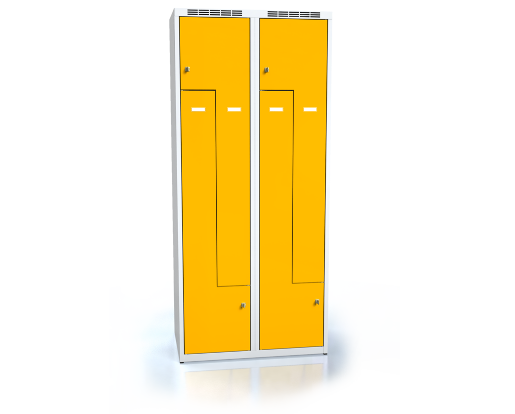 Cloakroom locker Z-shaped doors ALDOP 1800 x 800 x 500