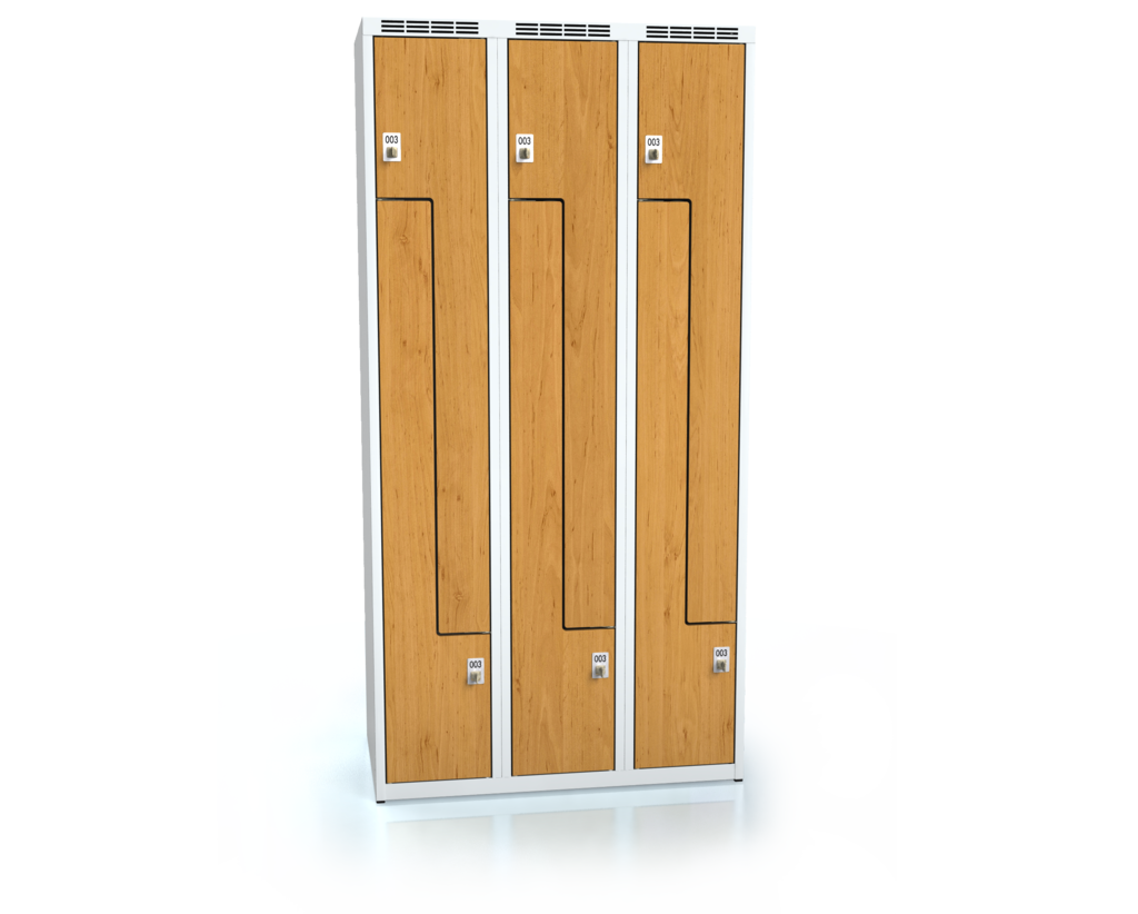 Cloakroom locker Z-shaped doors ALDERA 1800 x 900 x 500