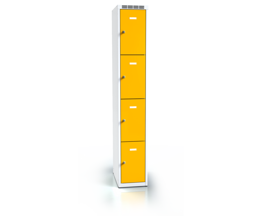 Cloakroom locker with four lockable boxes ALDOP 1800 x 300 x 500